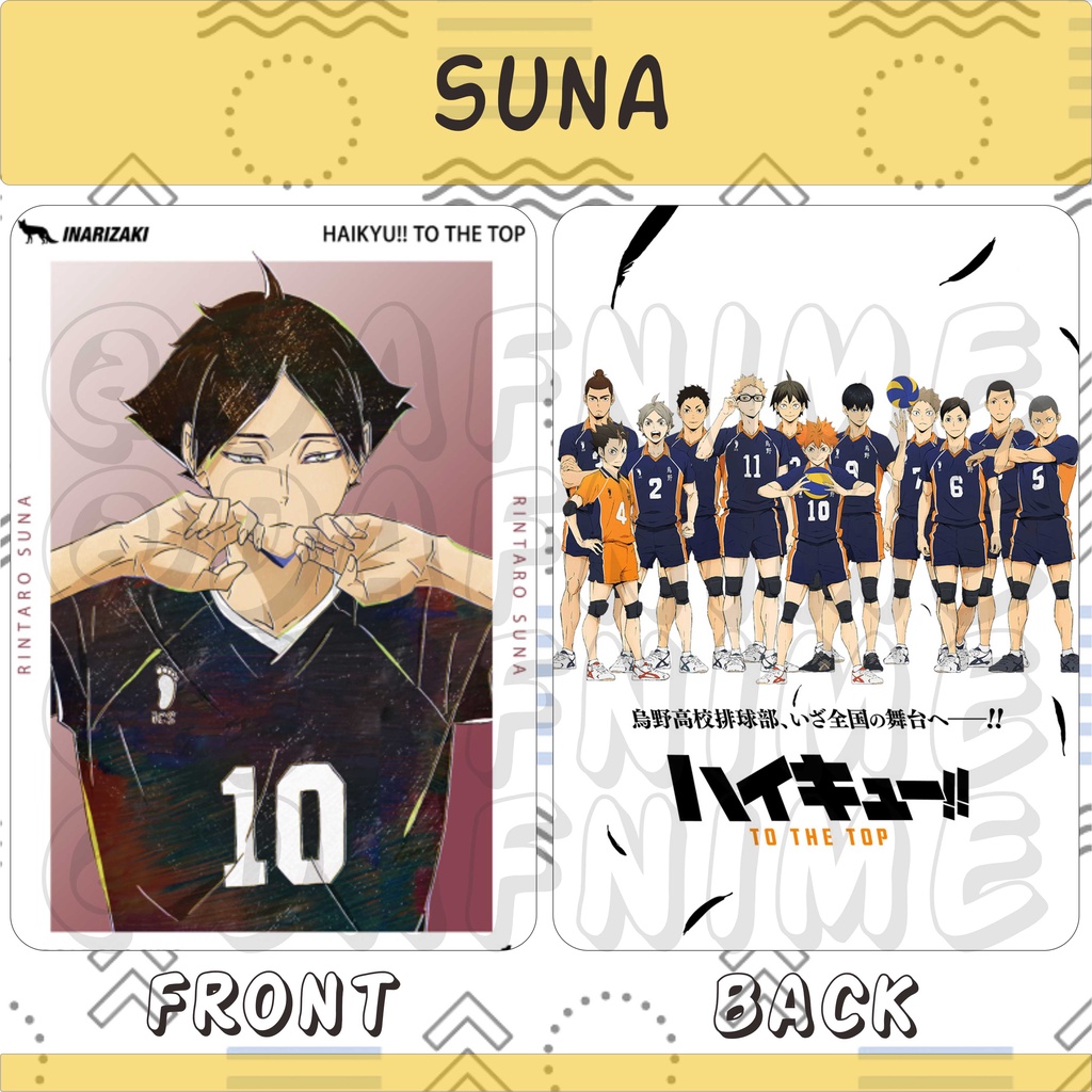 Haikyuu TEAM ART EDITION PHOTOCARD ANIME | Shopee Malaysia