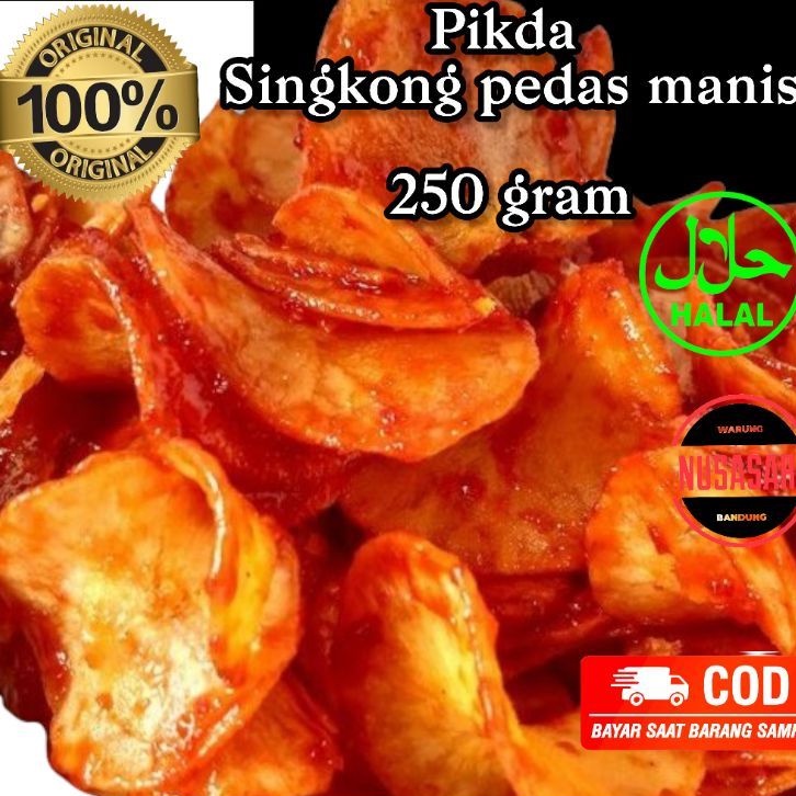 Pikda Balado Cassava Chips 250 gr | Shopee Malaysia