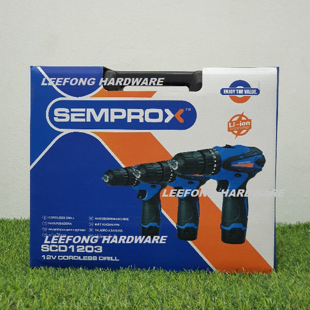 SCD1203 SEMPROX INDUSTRIAL CORDLESS DRILL/SET | Shopee Malaysia