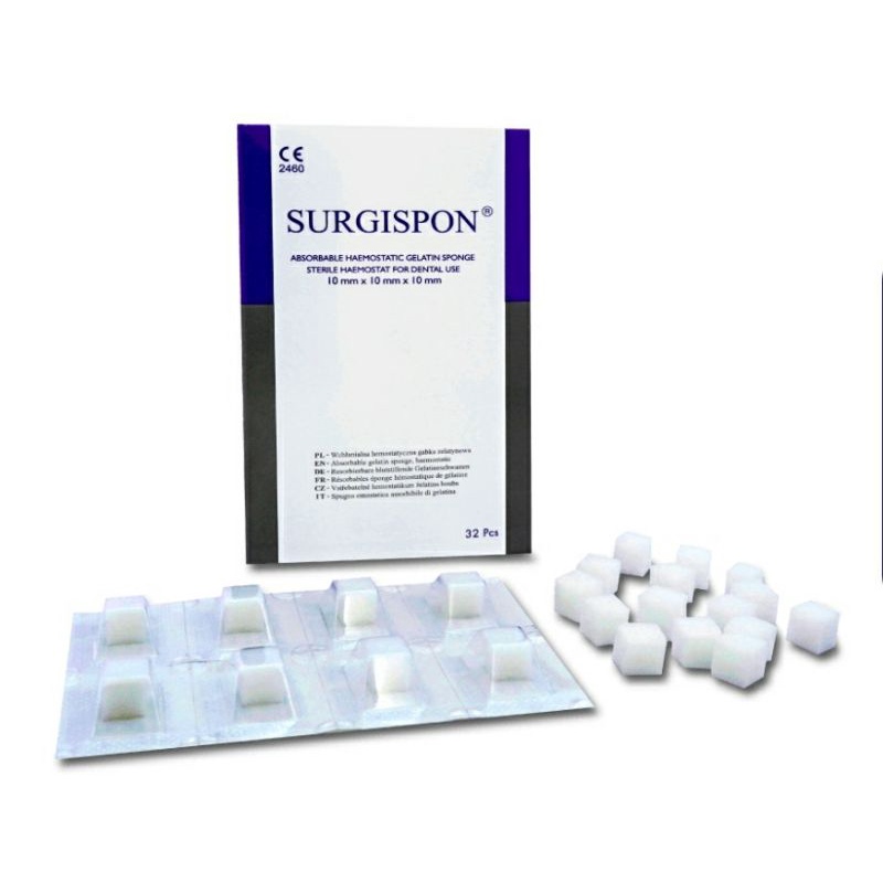 Surgispon hemostatic gelatin sponge cubes 10 x 10 x 10 | Shopee Malaysia