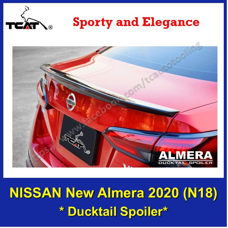 STOCK CLEARANCE! Nissan Almera Turbo 2020 Rear Bonnet Ducktail Spoiler ...