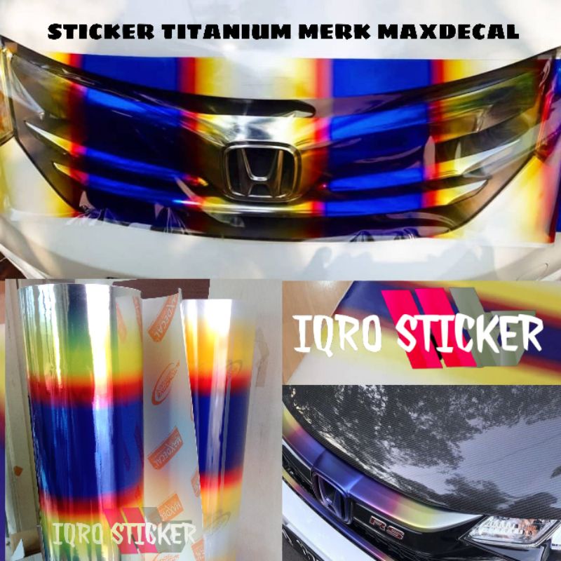 Transparent METALLIC TITANIUM STICKER CAR INTERIOR STICKER MAXDECAL ...