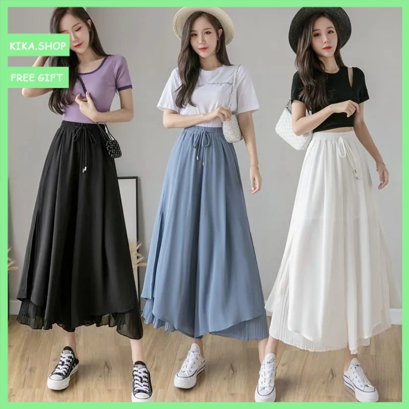RAYA! Culottes pants plus size women 2021Spring and Summer New Cropped ...