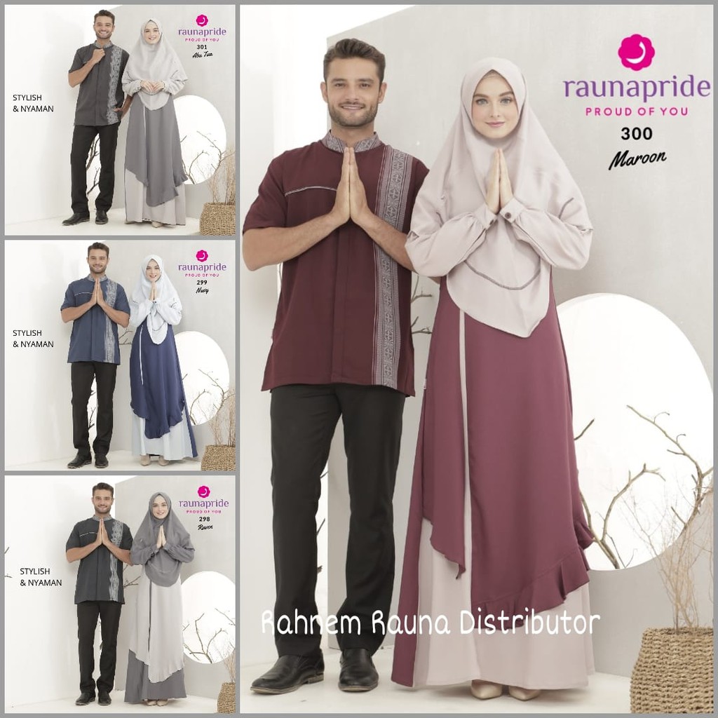 Rauna couple clothes rk kk 298 / 299 / 300 / 301 / sarimbit mother and ...