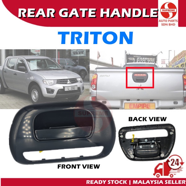 S2U Mitsubishi Triton KB4T 2005-2015 Rear Gate Handle Bonnet Tail Gate ...