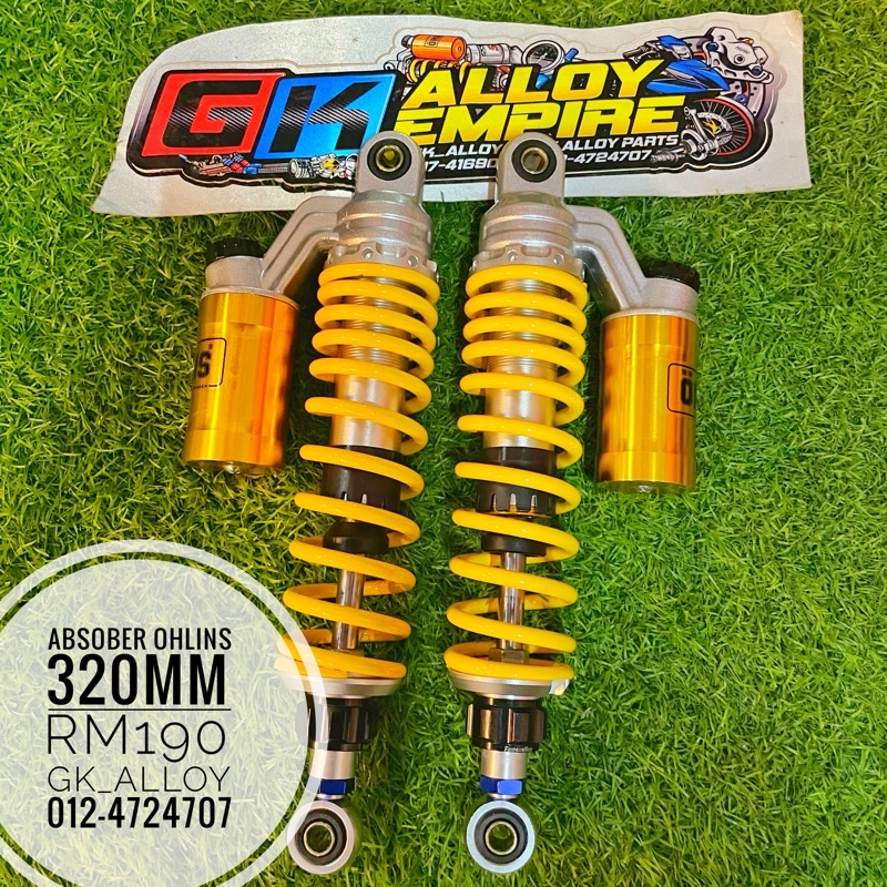 🔥🔥ABSOBER OHLINS SPRING GOLD 330MM PNP SEMUA JENIS WAVE, EX5 , SS, 🔥🔥 ...