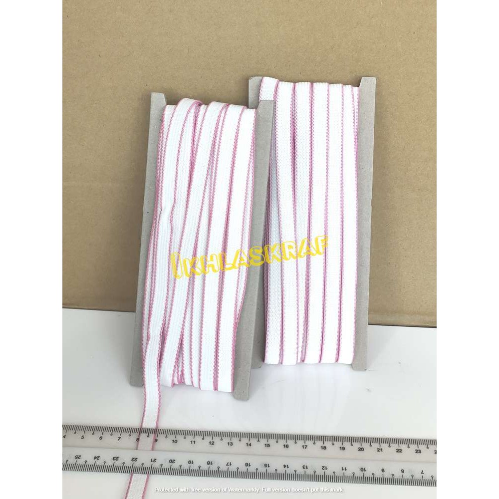 ( BJ 0687 ) 9mm tali getah elastic band daya tarikan sederhana 10 meter ...