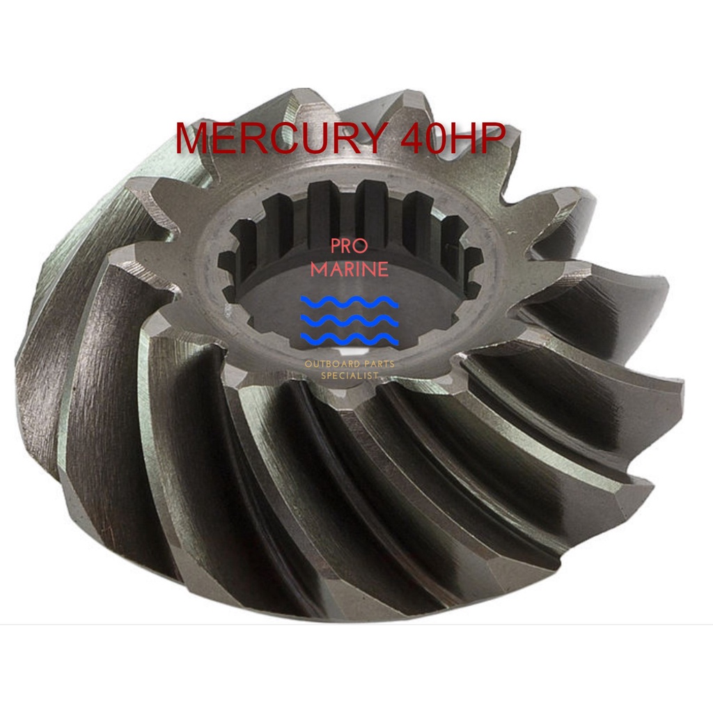 Mercury 40HP Pinion Bevel Gear B P/N: 43-161382 S/S 3C8-64020-2 ...