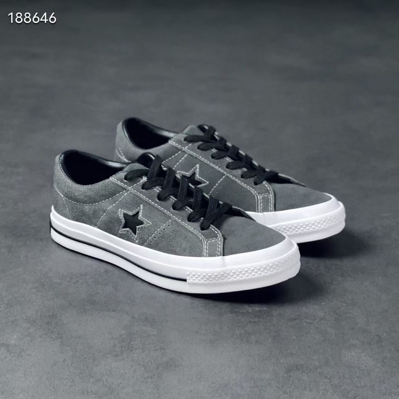 CONVERSE ONE STAR GREY PREMIUM | Shopee Malaysia