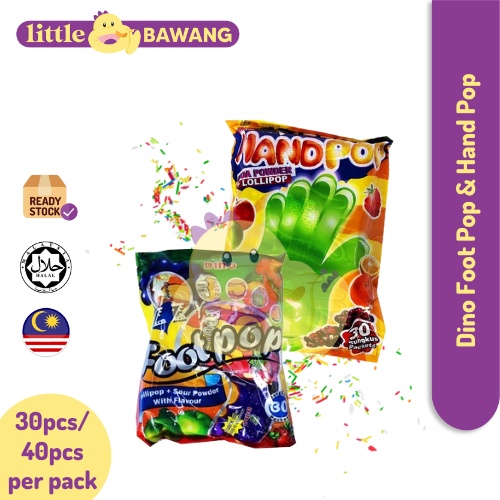Dino Handpop Lollipop 30pcs per pack / Dino Handpop Lollipop 40pcs per ...