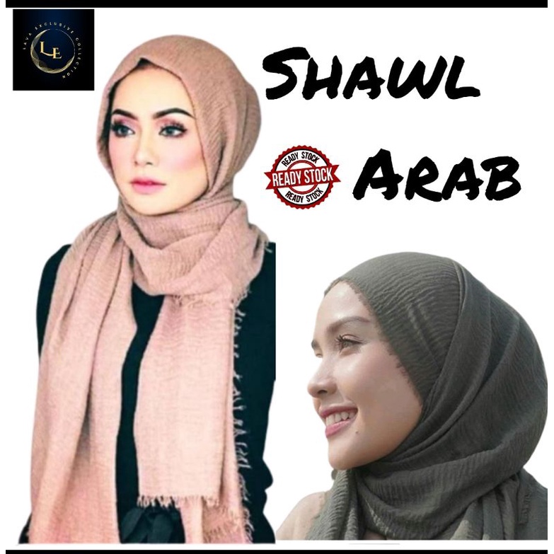 🔥🔥Factory Price🔥🔥ARAB SHAWL/ARAB FRINGE/SHAWL MALAS | Shopee Malaysia