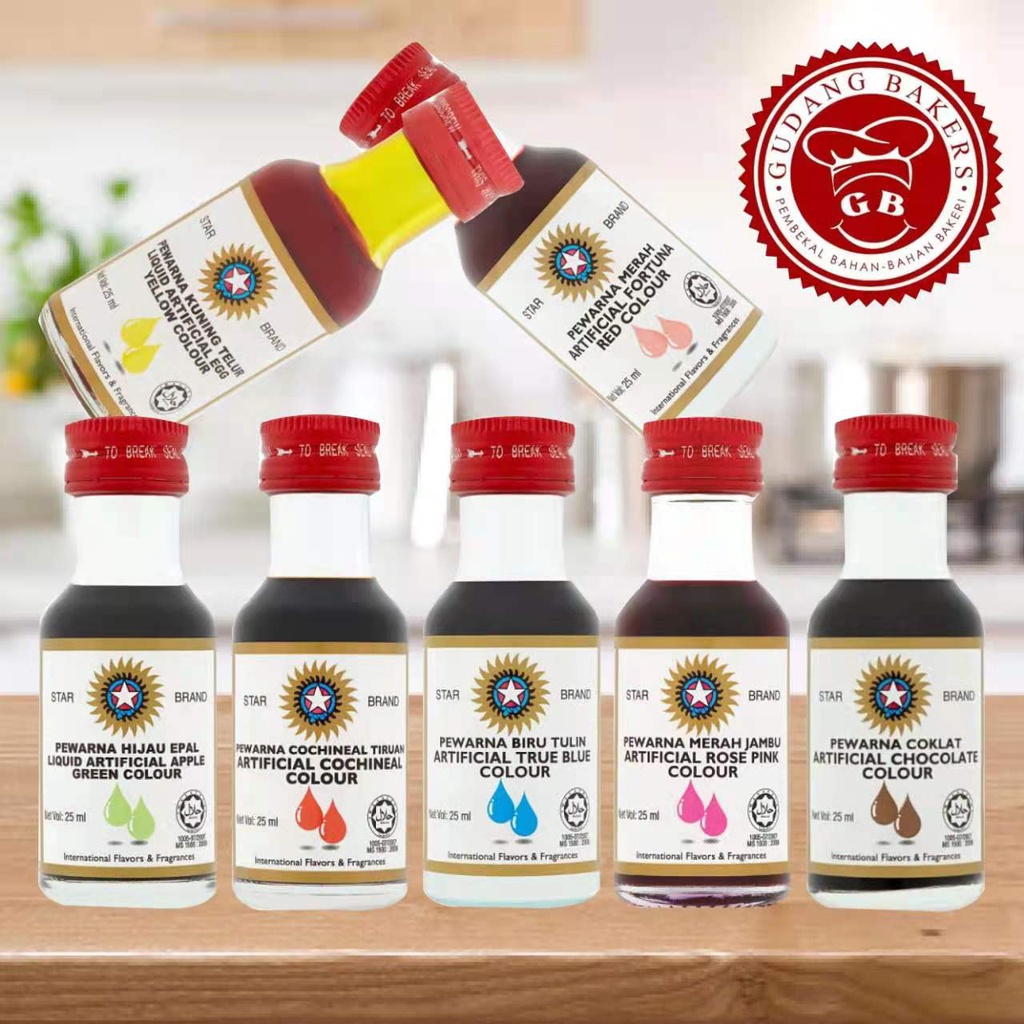 Star Brand Food Colouring - 25ml | Shopee Malaysia