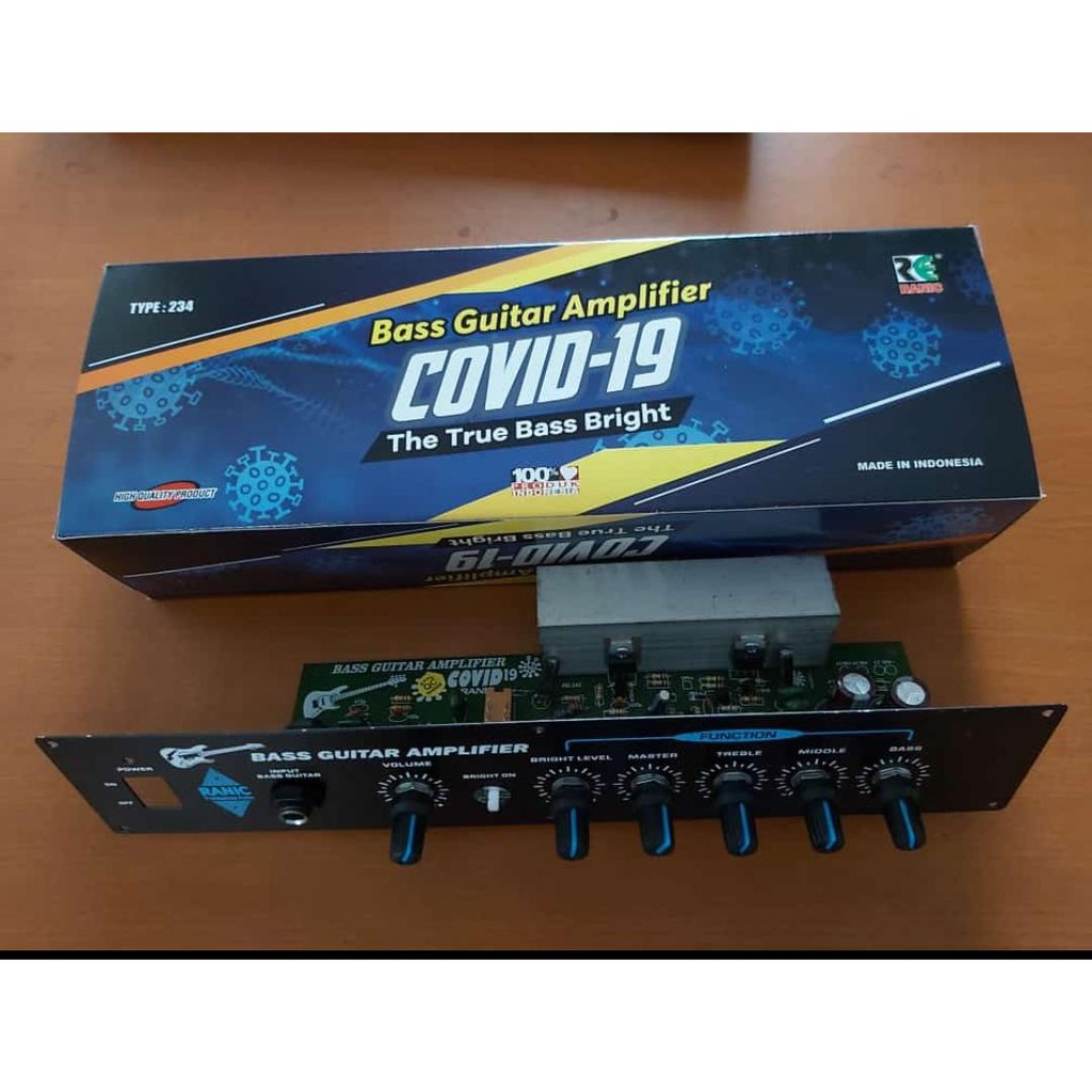 COVID-19 Bass Guitar Amplifier kit Type 234 Amplifier Guitar Bass ...
