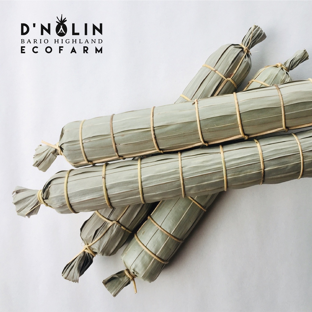 Bario Spring Salt (Leaf Wrapped) Garam Bukit Bario - Big 200g | Shopee ...