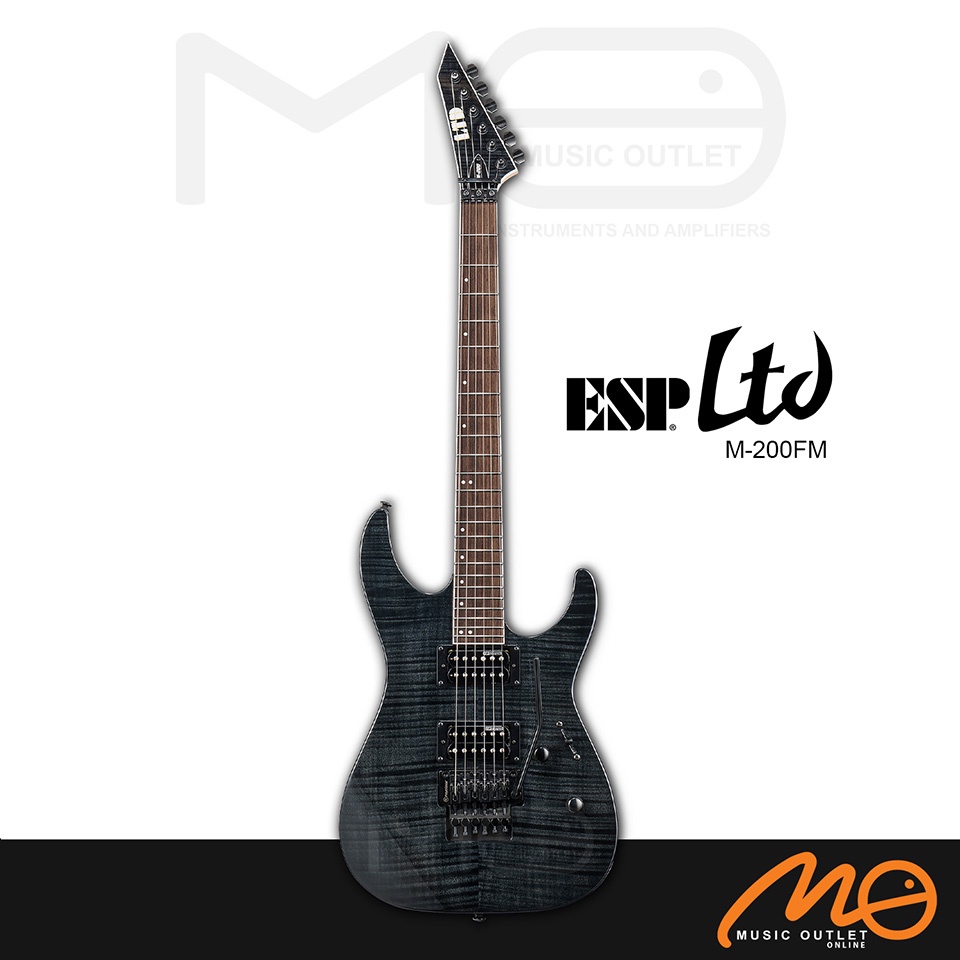 ESP LTD M-200FM ELECTRIC GUITAR (SEE THRU BLACK) | Shopee Malaysia