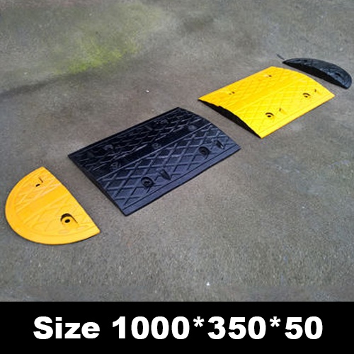 [Ready Stock] Yellow Black Colour Rubber Speed Bumps | Shopee Malaysia