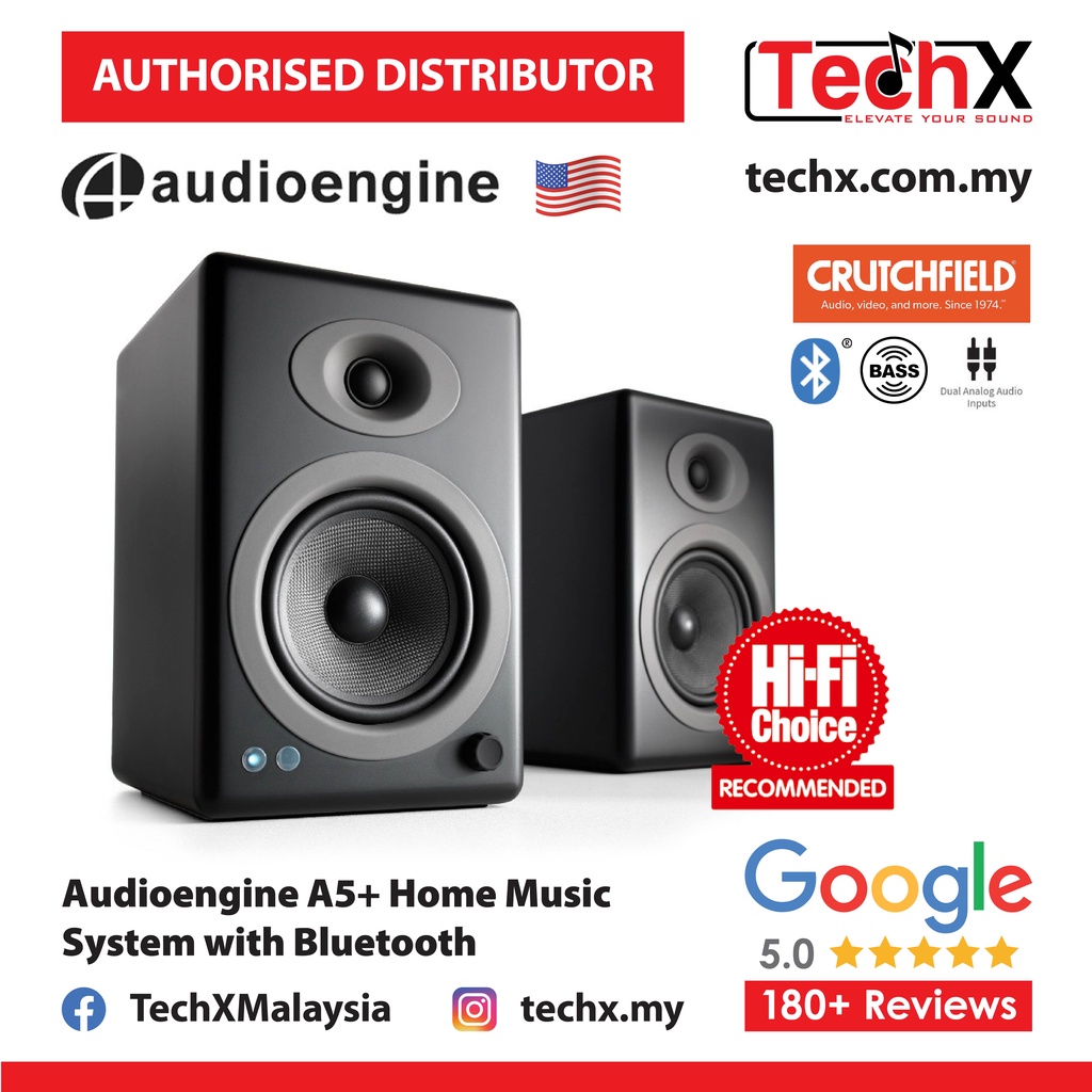 Audioengine A5+ Plus Powered Bluetooth Speakers | Shopee Malaysia
