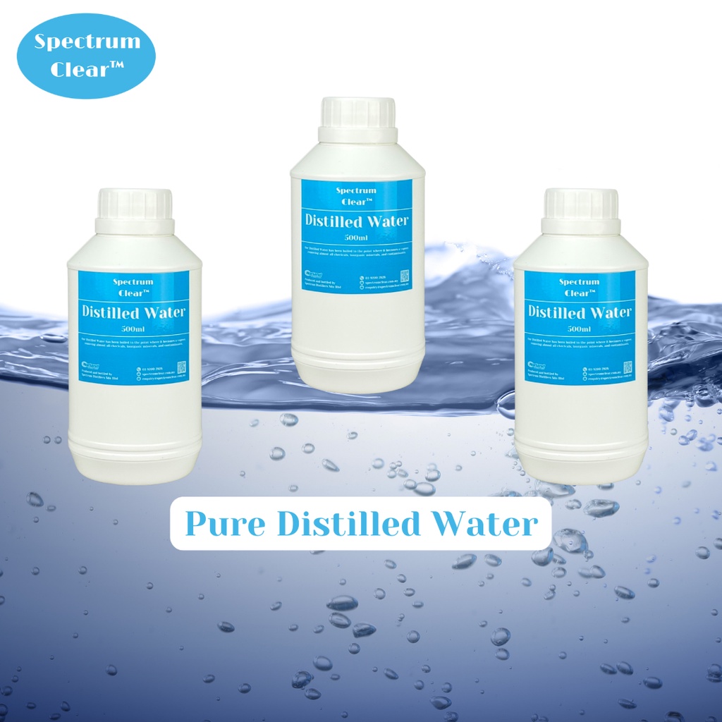 Distilled Water/Air Suling 500ML/4L/10L | Lab Grade | Manufacturer ...