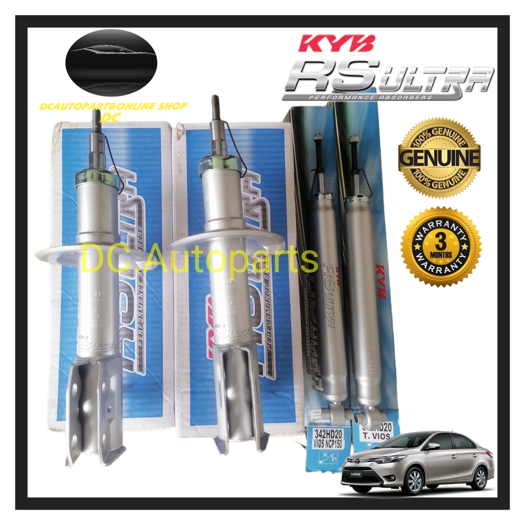 ORIGINAL KYB KAYABA RS ULTRA TOYOTA VIOS YARIS NCP150 NSP151 SHOCK ABSORBER FRONT OR REAR FRT RR ...
