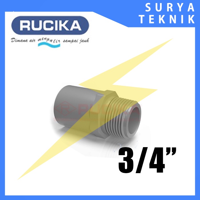 Socket Drat Outside SDL 3/4 Inch Rucika AW / Socket SDL Rucika Pvc ...