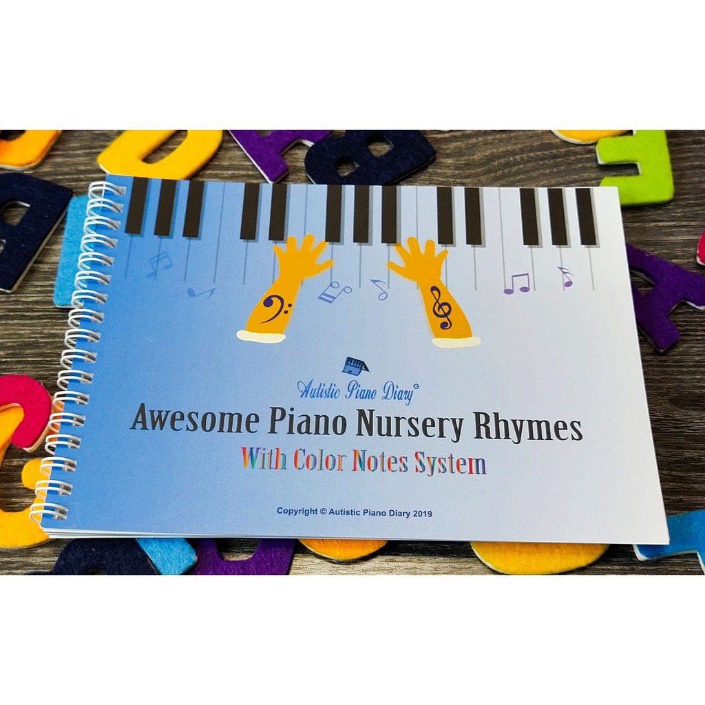 Awesome Piano Nursery Booklet (Color with hands together) | Shopee Malaysia