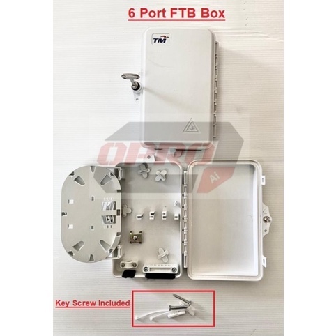 [OUTDOOR 2/4/6 Port] TM-Passed FTTH FTB Wall Mount Unifi / Fiber ...