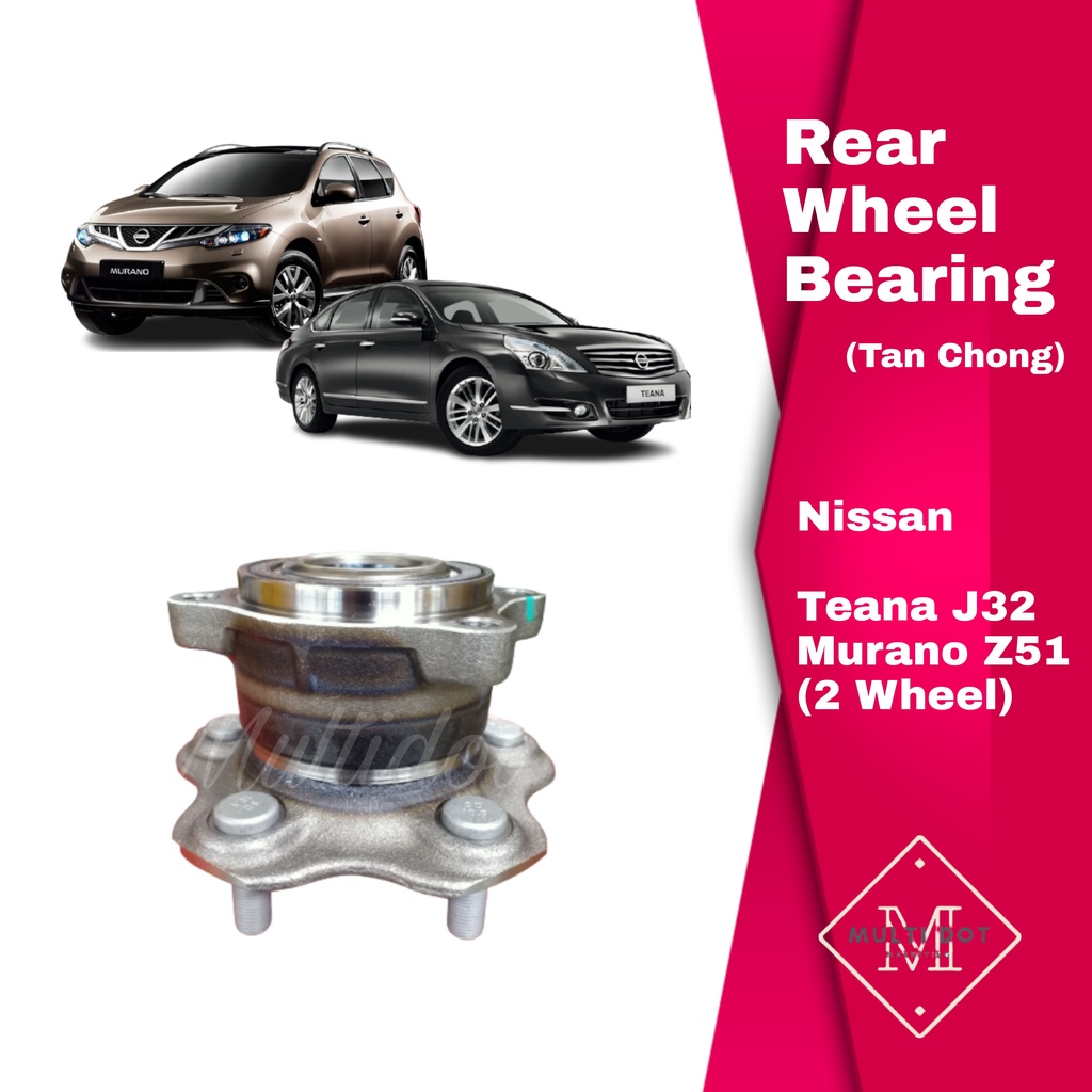 Nissan Rear Wheel Bearing (with Hub)(Tan Chong) Autoplus Teana J32 ...