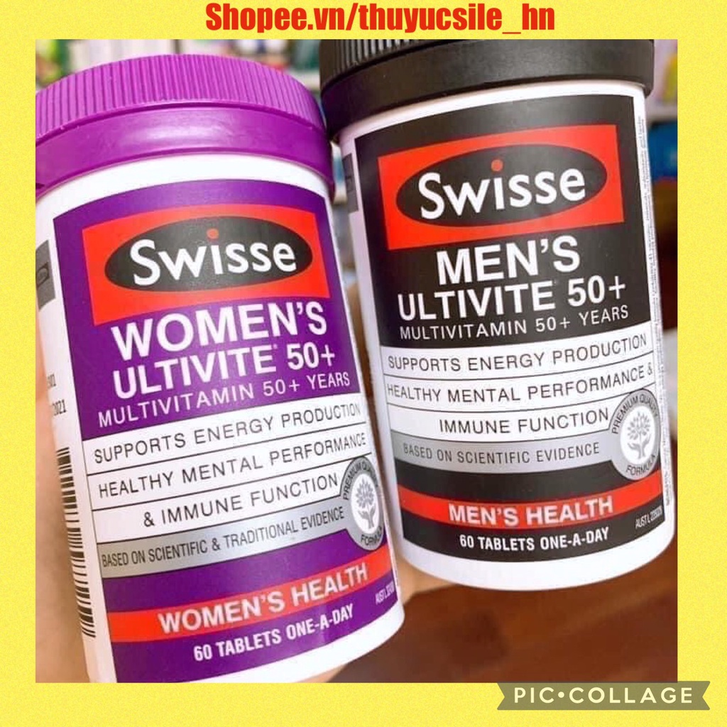 Swisse Men'S Ultivite 50 + Multivitamin Australia Multivitamin | Shopee Malaysia