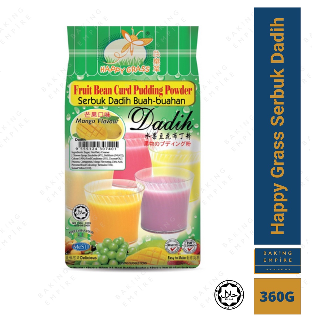 Happy Grass Dadih Fruit Bean Curd Pudding Powder 310g | Shopee Malaysia