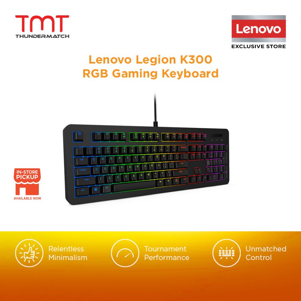 Lenovo Legion K300 RGB Gaming Keyboard - US English | Shopee Malaysia