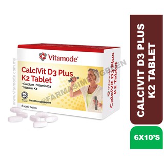 Vitamode Calcivit D3 Plus K2 Tablet 60'S (EXP: 08/25) | Shopee Malaysia