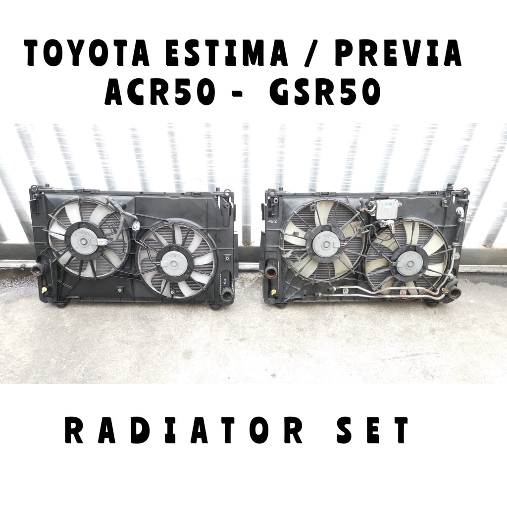 🇯🇵🇯🇵 Ori Toyota Estima / Previa ACR50 (2006-2019) Radiator Complete ...