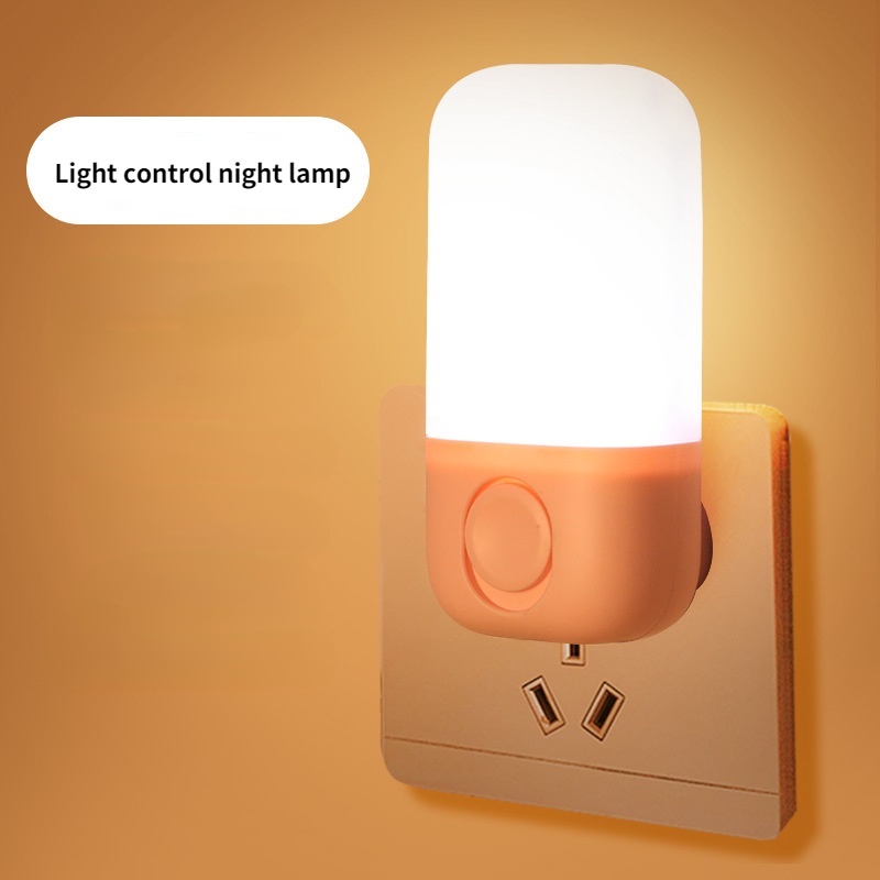 Light Control Sensor LED Energy-saving Night Light/Portable Plug-in ...