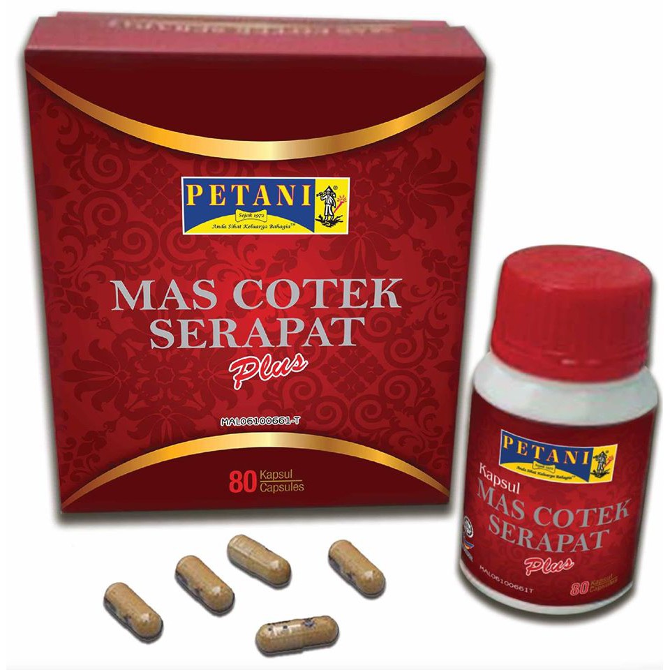 Petani Mas Cotek Serapat Plus (80 Tablets) | Shopee Malaysia