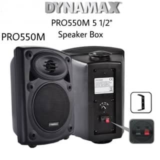 DYNAMAX PASPDX-PRO550M 2-Way 5 1/2 Inch Box Speaker 100w PER UNIT ...