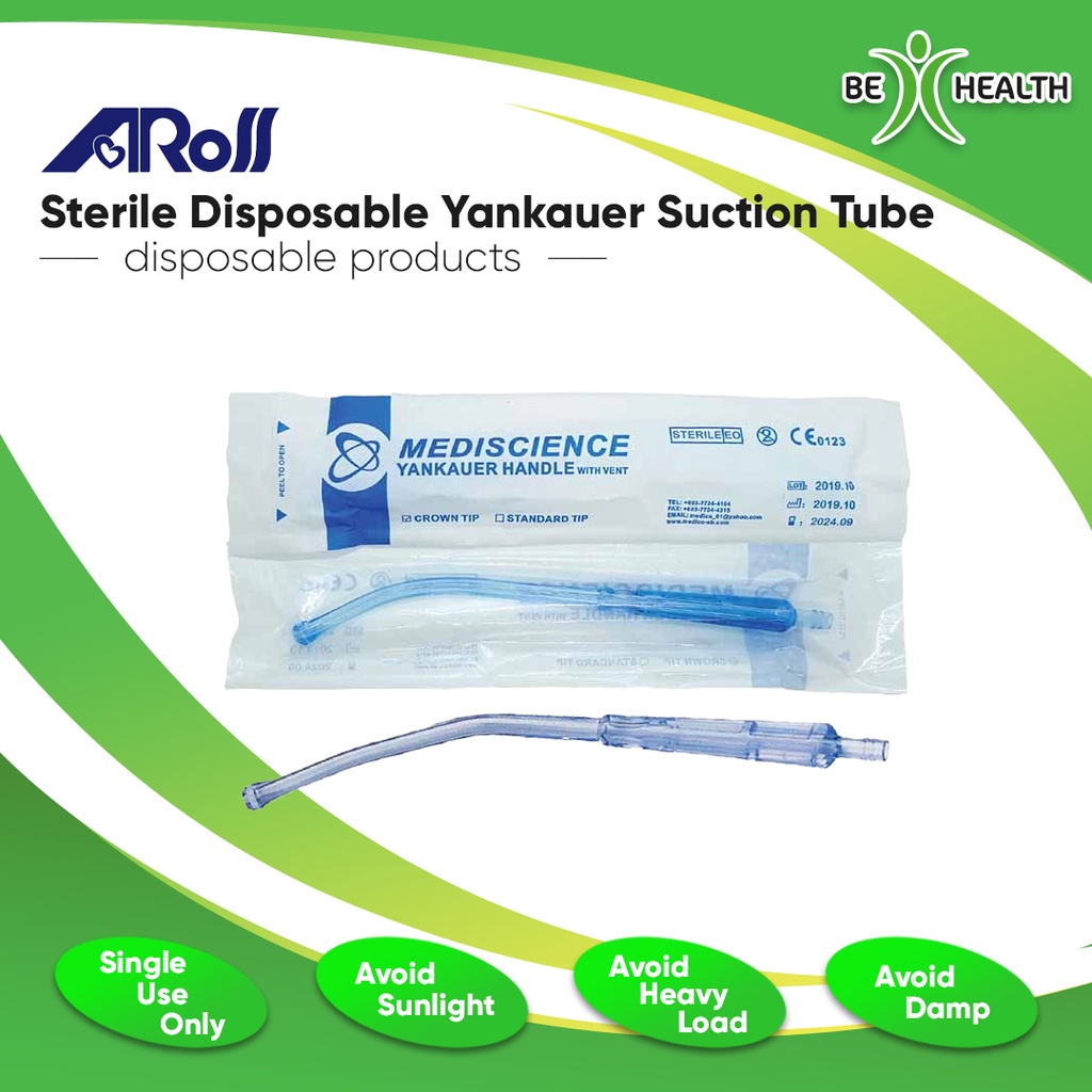 Sterile Disposable Yankauer Suction Tube | Shopee Malaysia