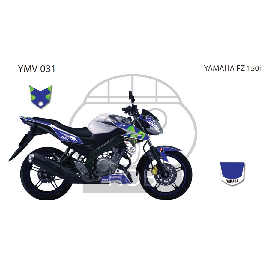 Yamaha FZ 150i Movistar Sticker | Shopee Malaysia