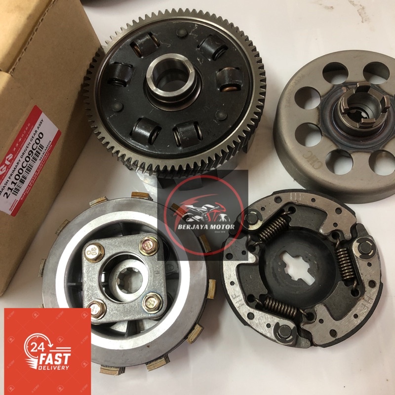 primary driven gear full set suzuki smash（include clutch boss/pressure ...