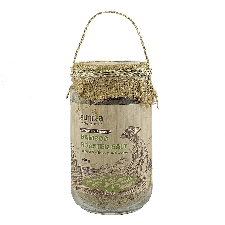 [Sunria] Natural Bamboo Roasted Sea Salt, 300g (12/2021) - 2245 ...