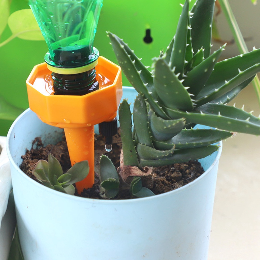 Self-Watering Spiked Dripper Adjustable Plant Automatic Drip Irrigation ...