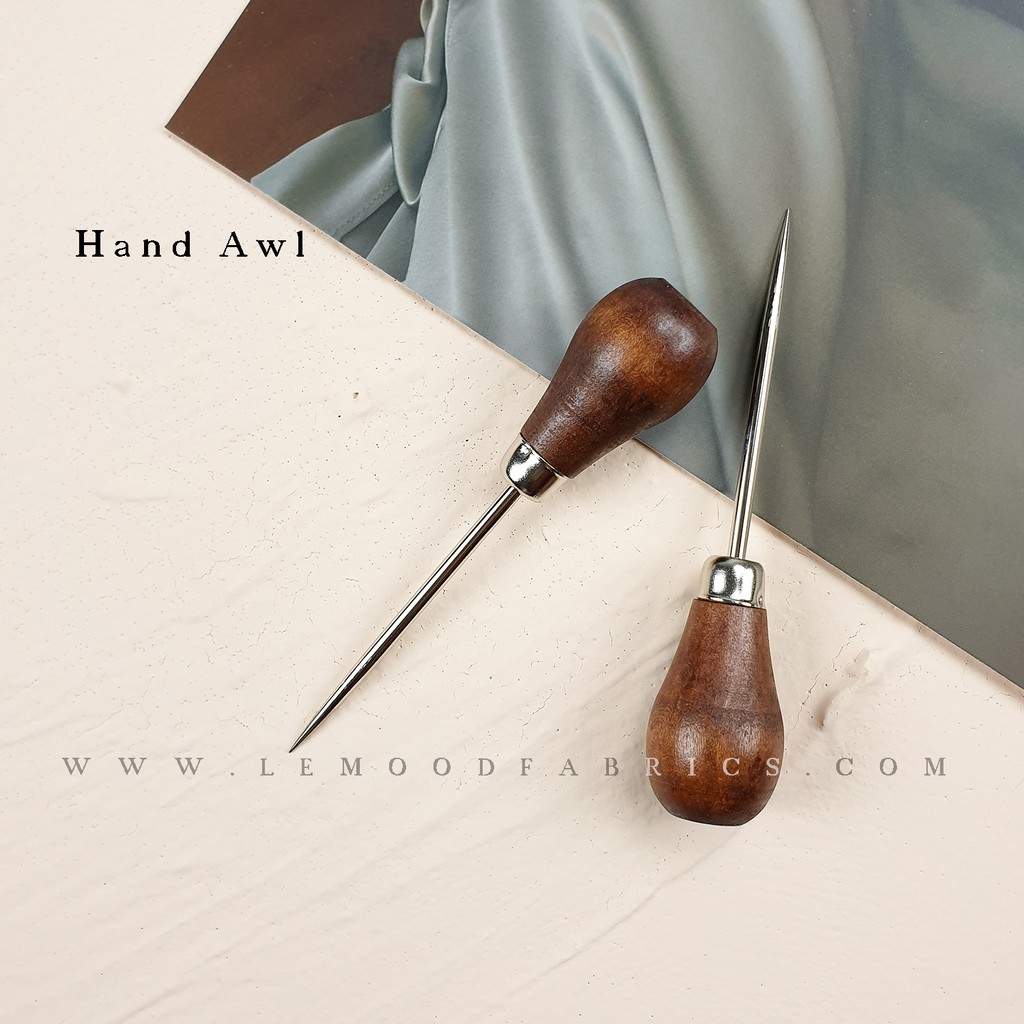 Le Mood Wooden Hand Awl Tailor Awl Pencucuk Lubang Penebuk Lubang ...