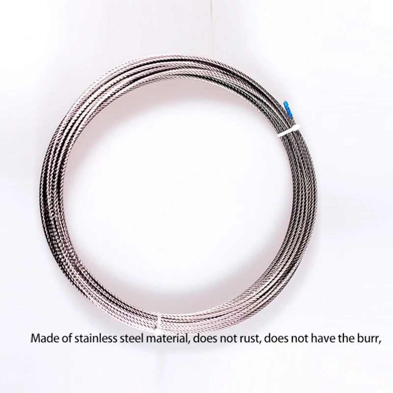 Heavy Duty 1-10mm 1.5 2mm 3mm 4mm 5mm 6mm 304 Stainless Steel Wire Rope Sling Tensile Structure ...