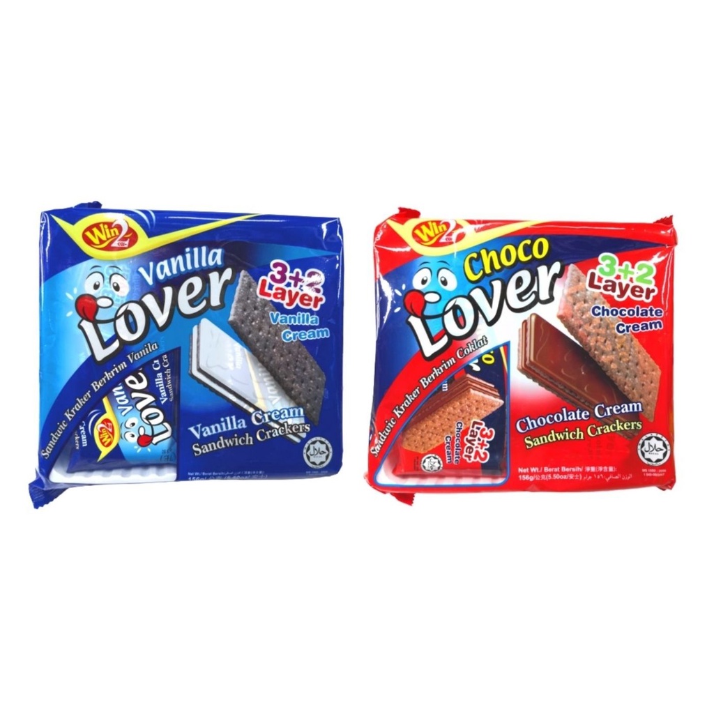 Biskut Sandwich Berkrim / Sandwich Crackers By Win Win 130g | Shopee ...