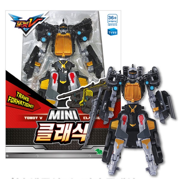 [YoungToys] Tobot V Mini Classic Transforming Classic Sedan Robot ...