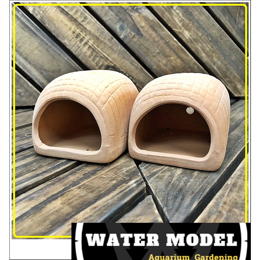 Water Model Aquarium Alien Breeding Urn Ceramic Hiding House Hide ...