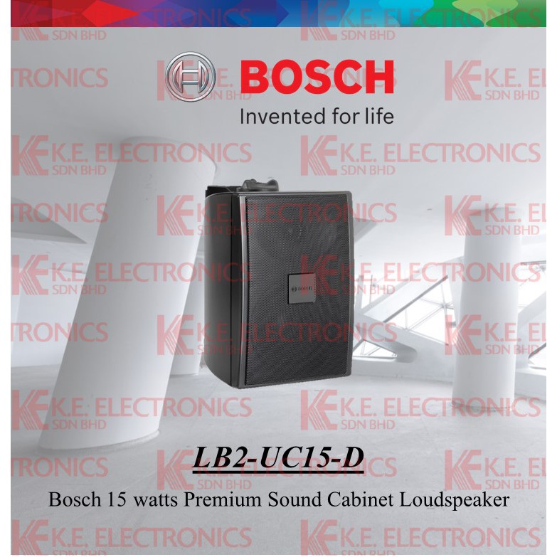 Bosch LBC2-UC15-D Premium 15Watts Wall Mounted Box Speaker ( Dark ...