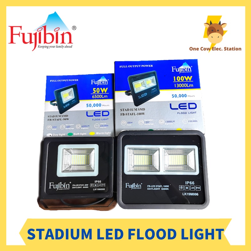 Fujibin FB-STAFL 50W/100W LED Flood Light (Daylight/Warmlight) | Shopee ...