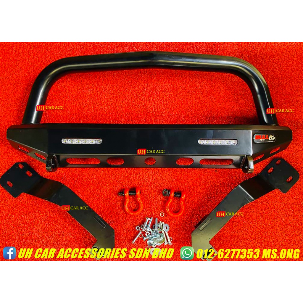 4X4 Front Bumper Nudge Bar With LED Light Ford Ranger Toyota Hilux ...