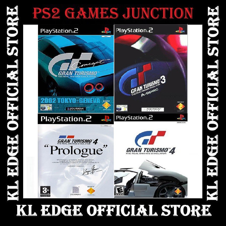 PS2 Game , All Gran Turismo Series / GT Concept 2002 / GT 3 / GT 4 ...