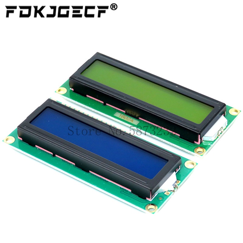 LCD1602 5V 1602 module Blue/Green screen 16x2 Character LCD Display ...